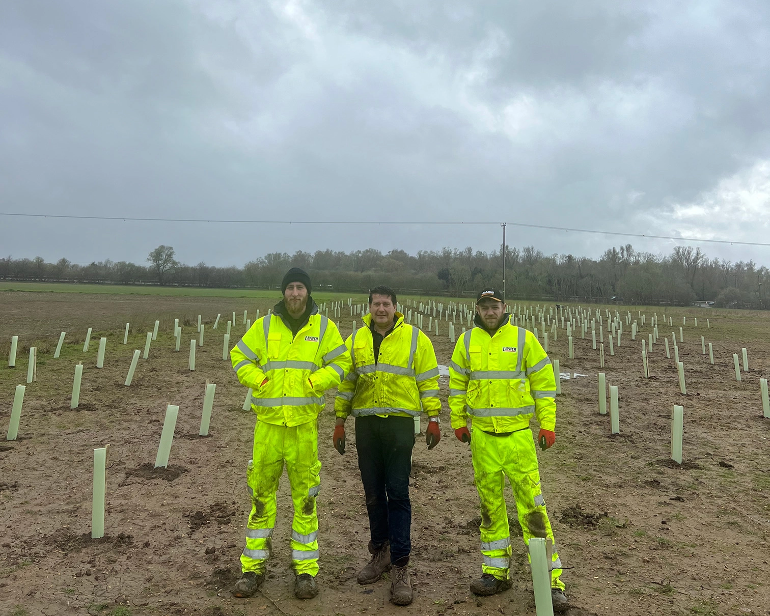 Team Lynch Plant Trees in Cambridge!